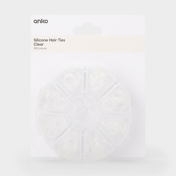 Silicone Hair Ties - Clear | Target Australia
