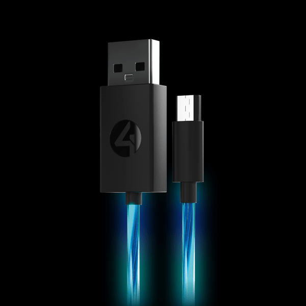 4Gamers Light-Up 3M Micro USB Play & Charge Cable | Target Australia
