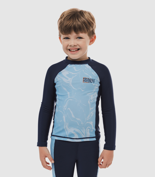 Piping Hot Long Sleeve Swim Rash Vest | Target Australia