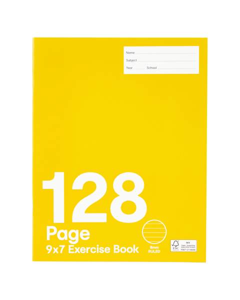 Anko 9in. x 7in. Exercise Book - 128 Pages | Target Australia