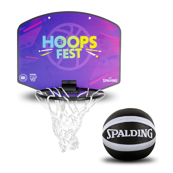 Spalding NBL Hoopsfest Mini Backboard | Target Australia