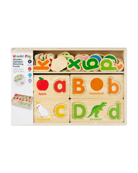Anko Wooden Alphabet Matching Puzzle | Target Australia