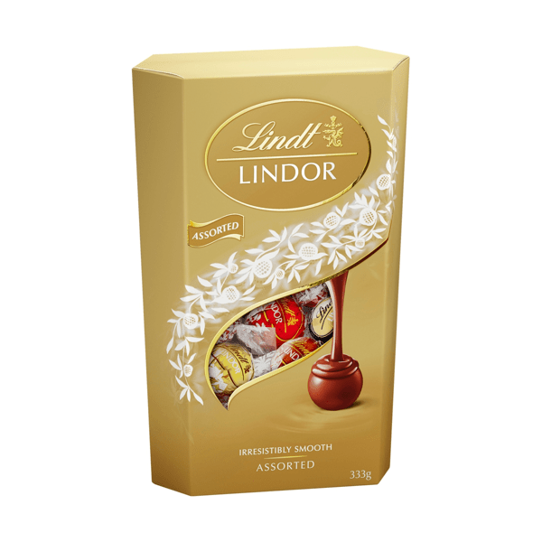 Lindt LINDOR Assorted Chocolate Cornet 333g | Target Australia