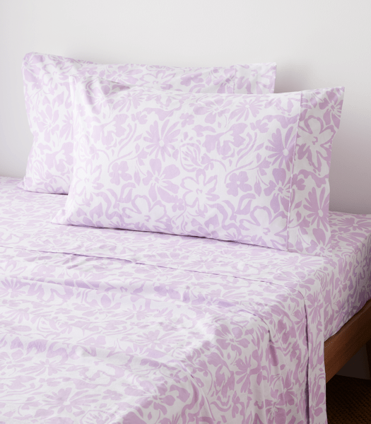 Stonewash Printed Sheet Set - Vida Bloom | Target Australia