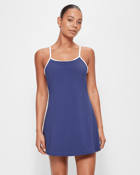 Active Contrast Binding Tennis Dress | Target Australia