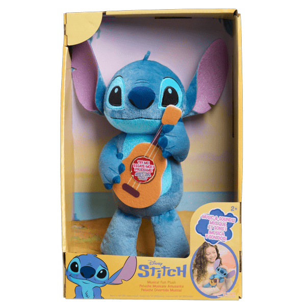 Disney Stitch Musical Fun Plush Toy With Ukulele | Target Australia