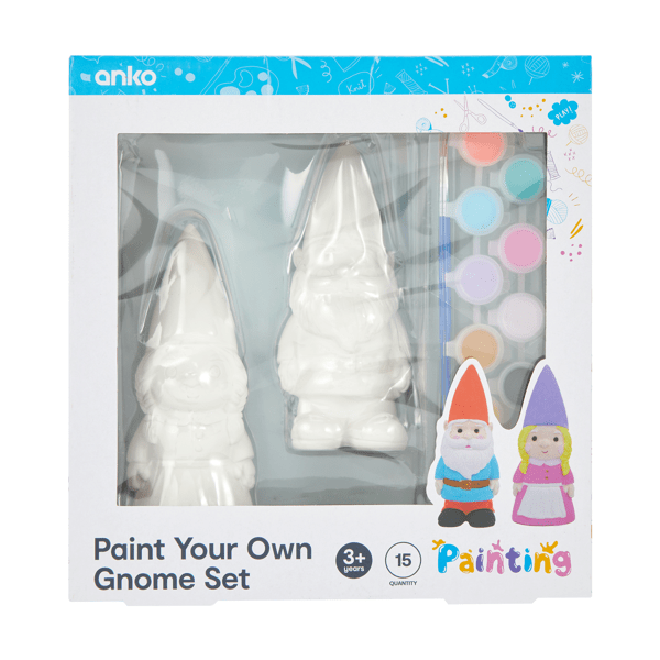 15 Piece Paint Your Own Gnome Set - Anko | Target Australia