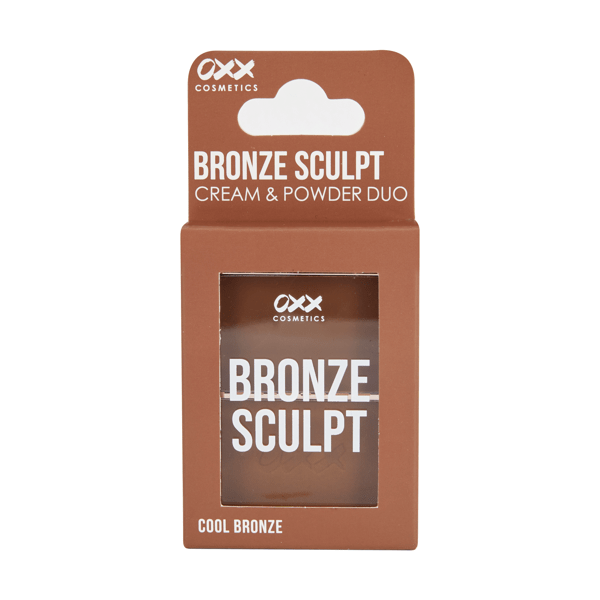 Bronze Sculpt Cream and Powder Duo, Cool Bronze - OXX Cosmetics ...