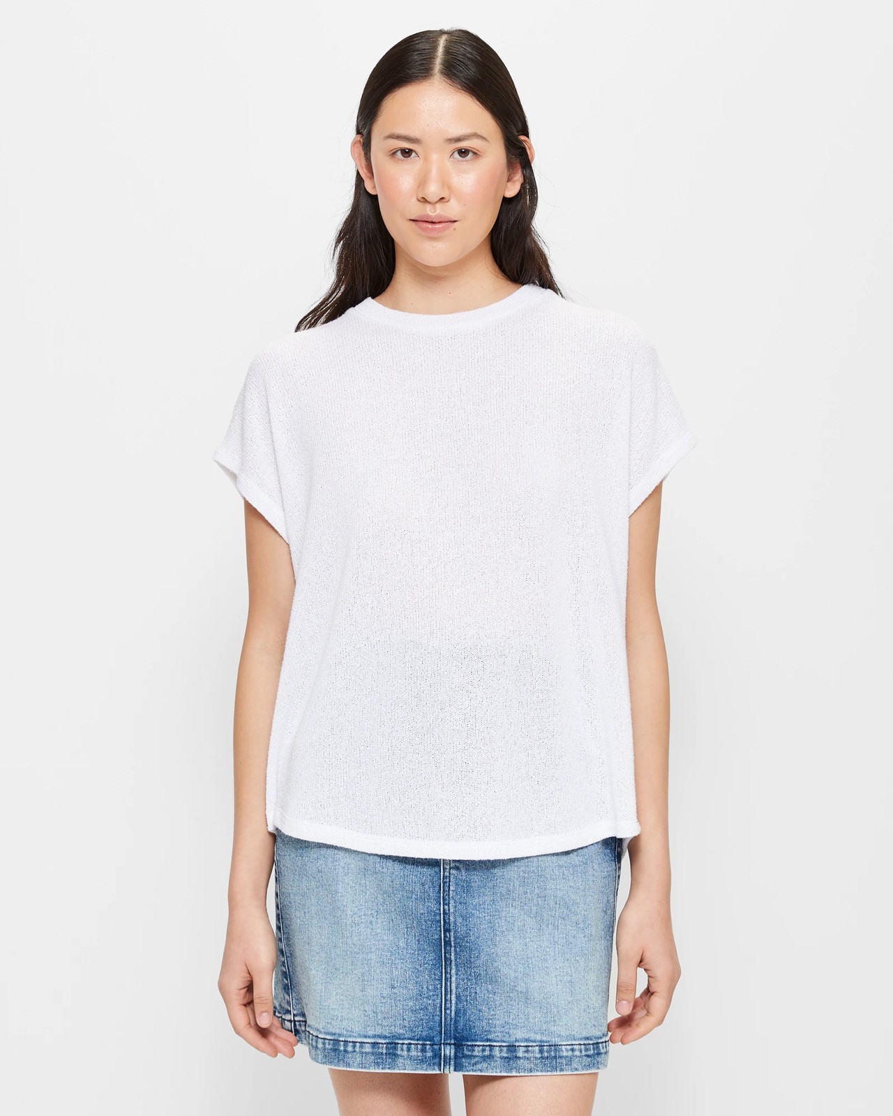 Textured Knit T-Shirt | Target Australia