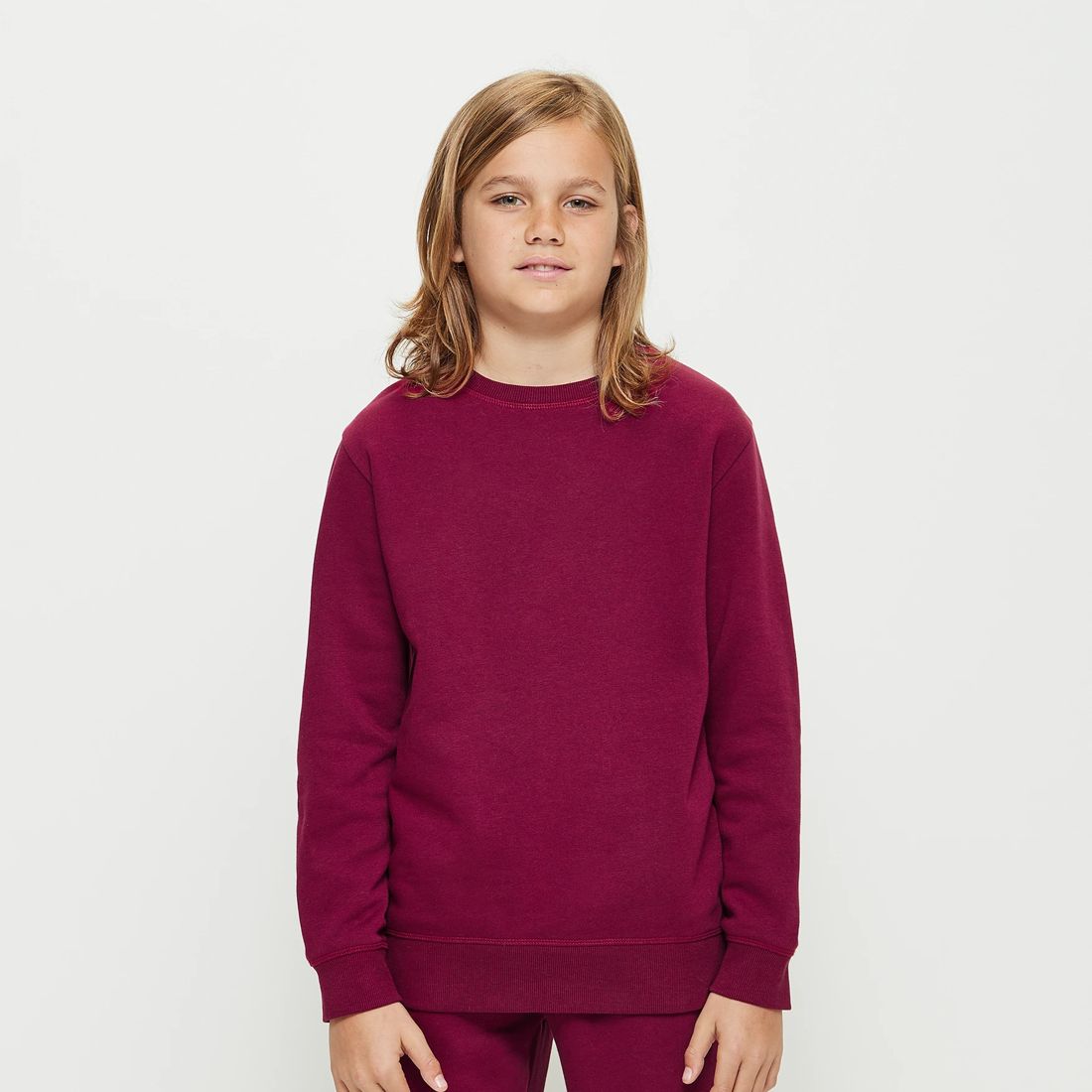 School Fleece Jumper - Burgundy | Target Australia