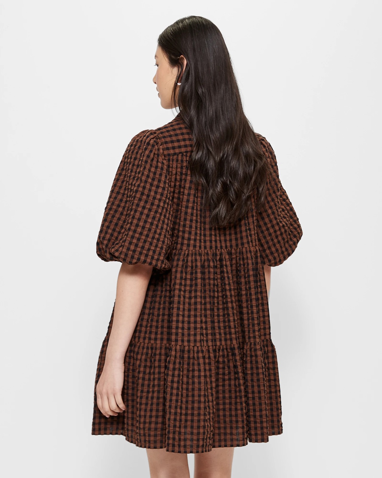 Tiered Mini Shirt Dress Target Australia