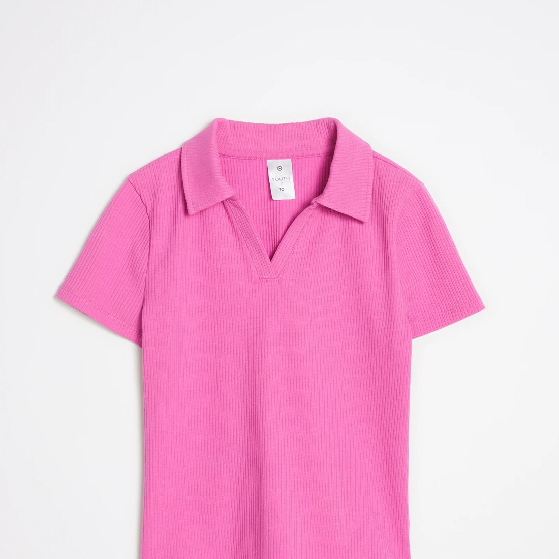 Polo Rib T-shirt - Pink | Target Australia