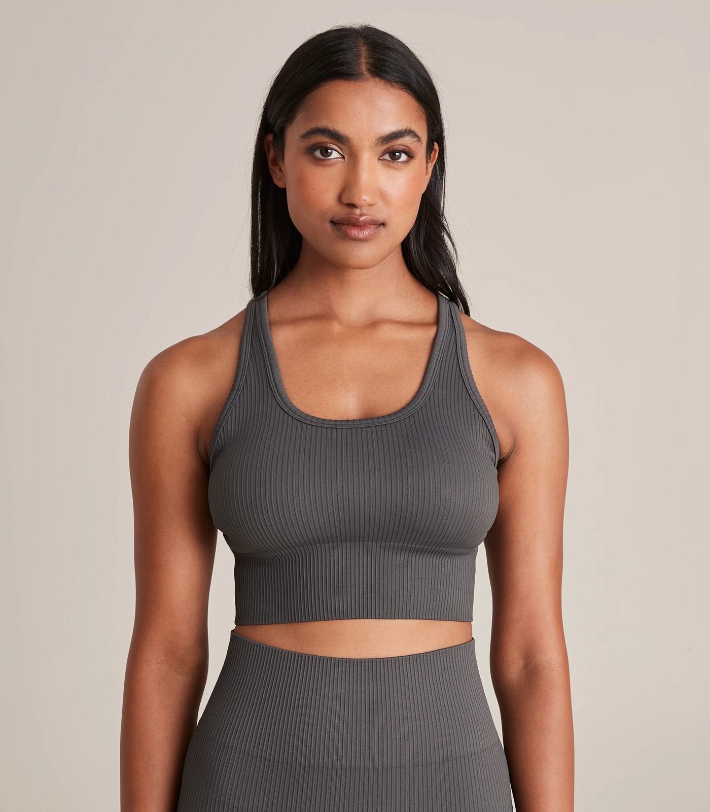 Active Seamfree Ribbed Longline Crop Top | Target Australia
