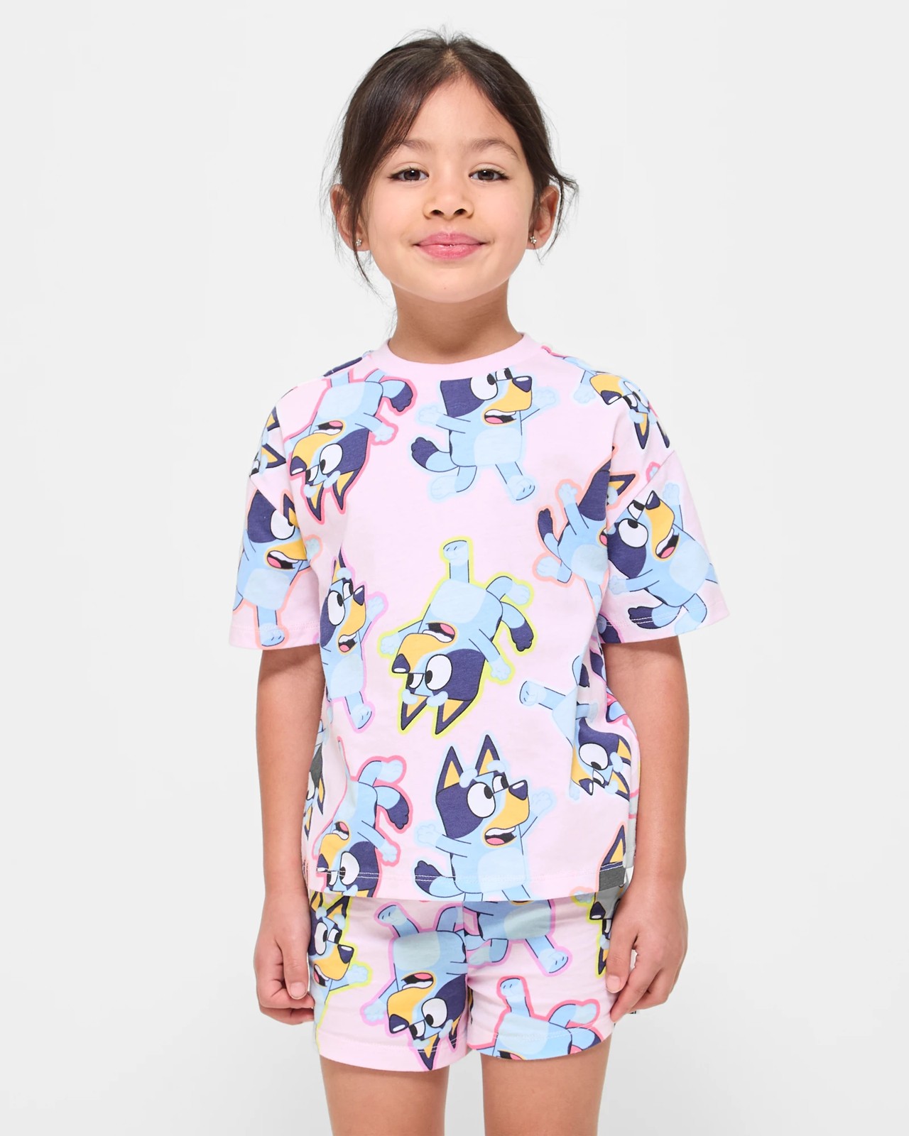 Bluey Cotton Pyjama Set - Pink | Target Australia