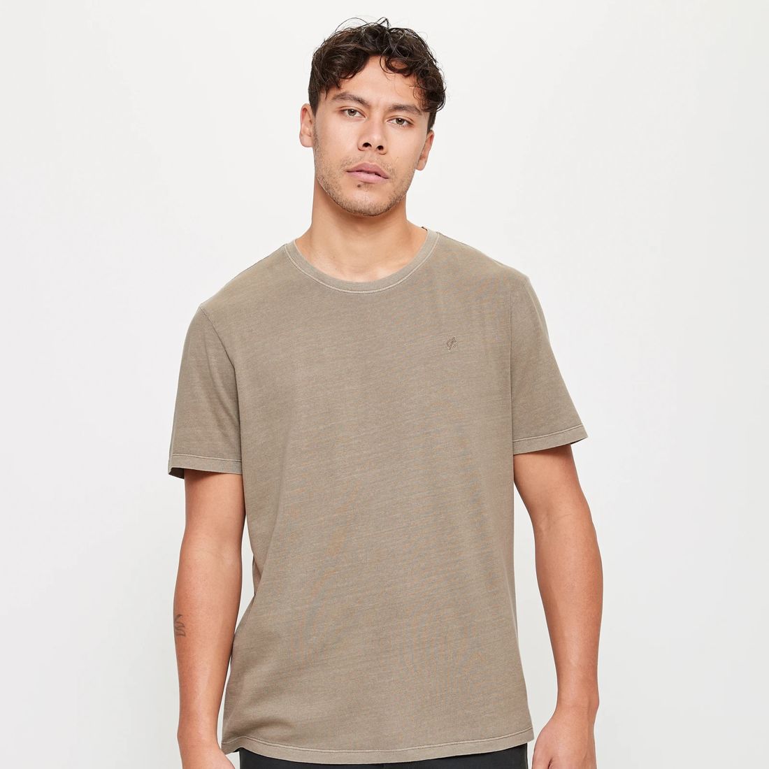 Commons Garment Dye T-Shirt - Grey | Target Australia