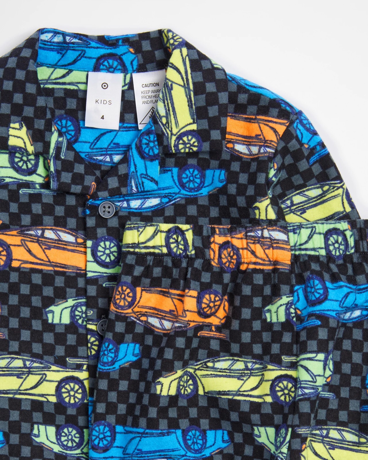 Race Cars Cotton Flannelette Pyjama Set | Target Australia