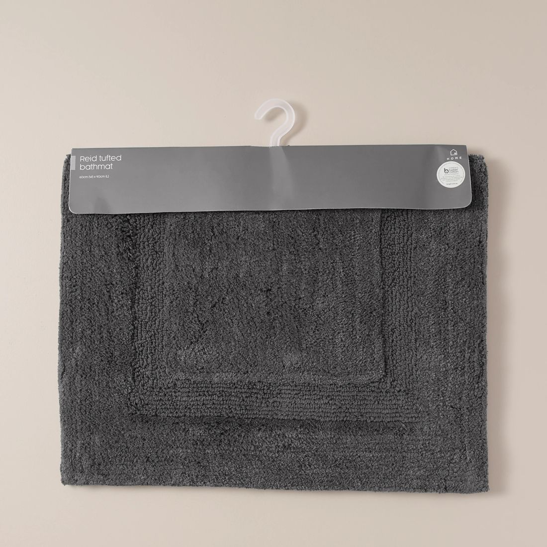 Reid Tufted Bath Mat - Charcoal | Target Australia