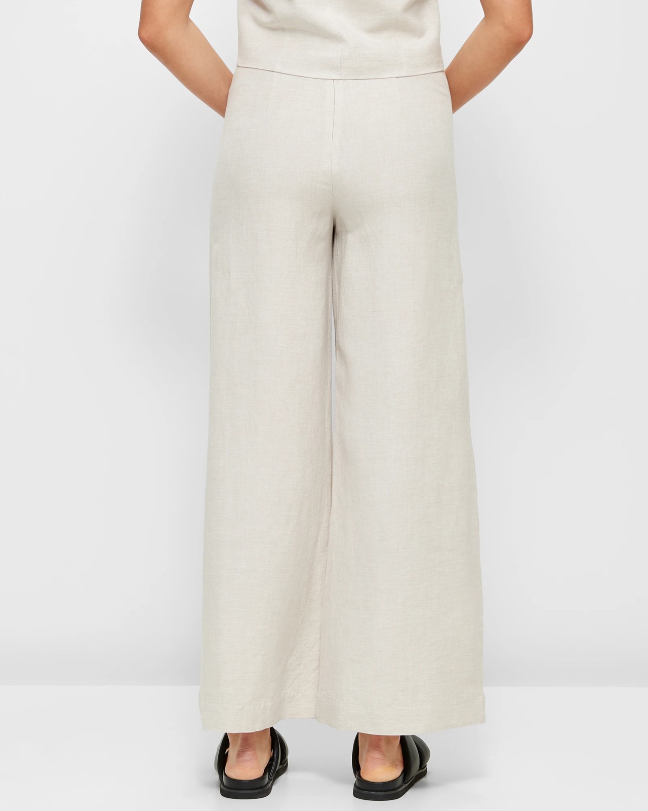 European Linen Blend Flat Front Pants - Lily Loves | Target Australia