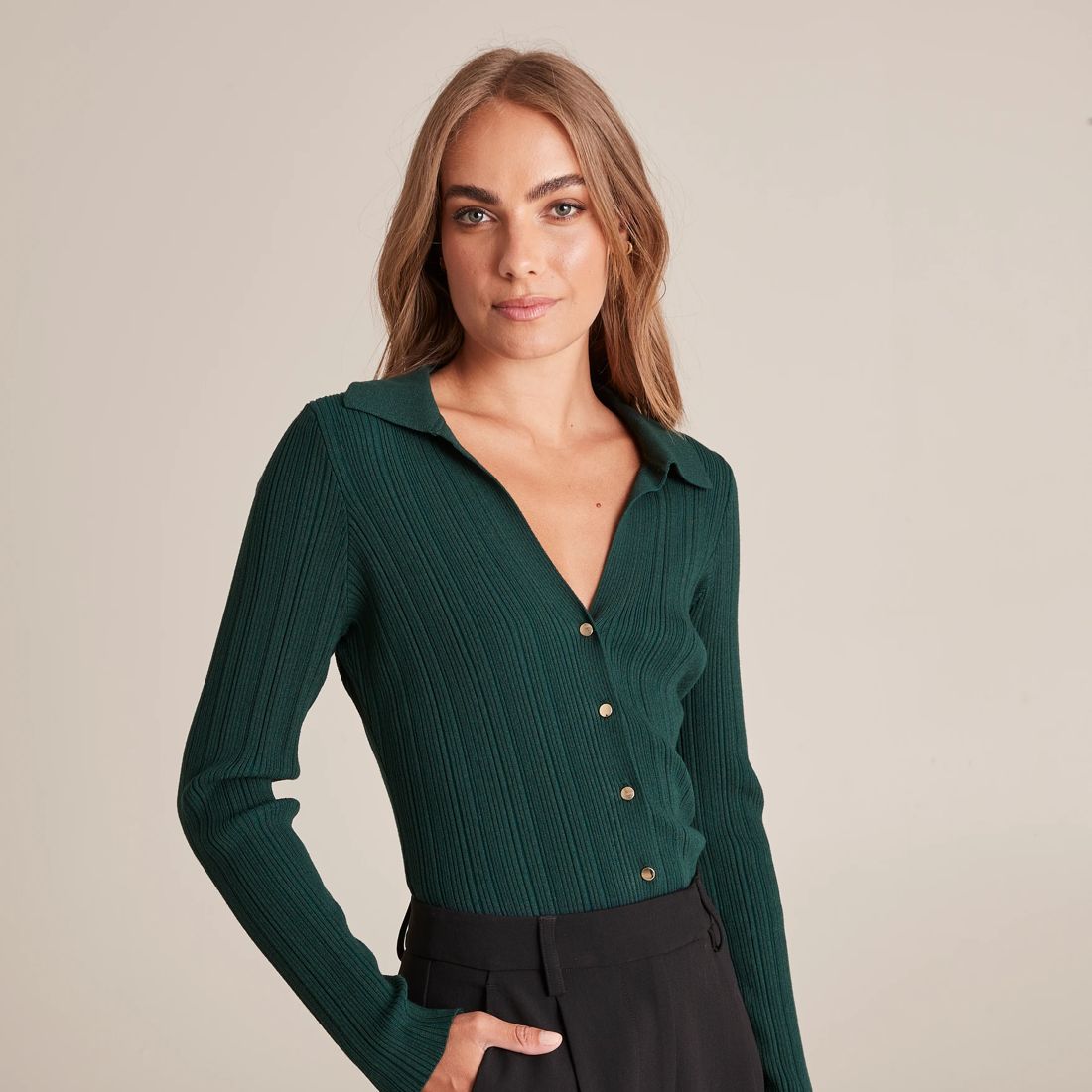 Preview Variegated Rib Cardigan | Target Australia