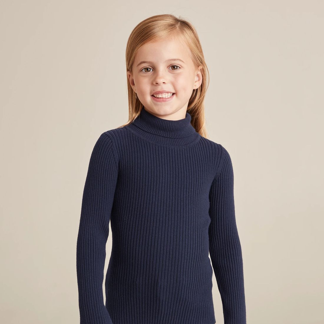 Rib Knit Skivvy - Navy Blue | Target Australia