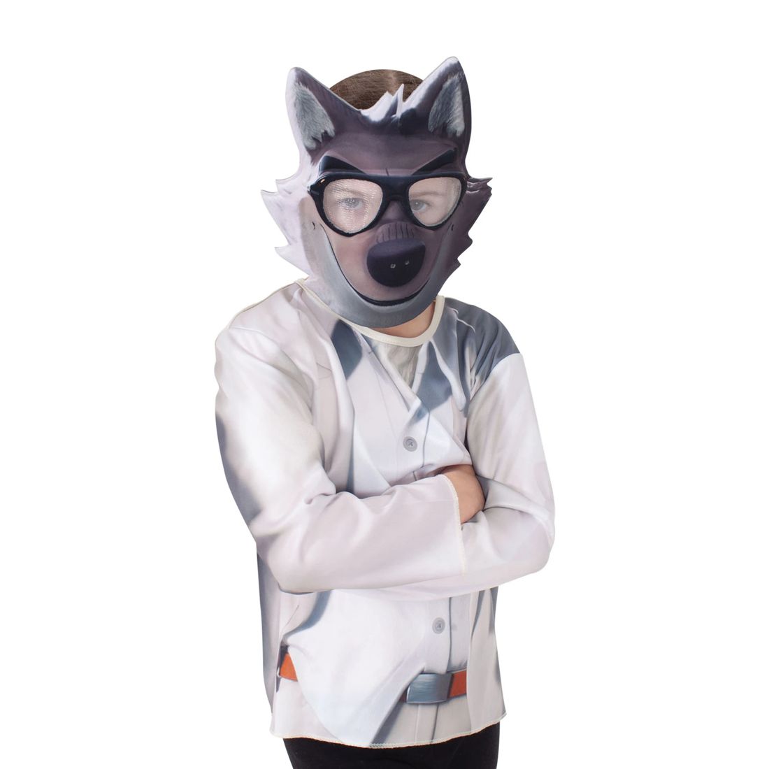 Bad Guys Mr Wolf Kids Costume Top & Mask | Target Australia
