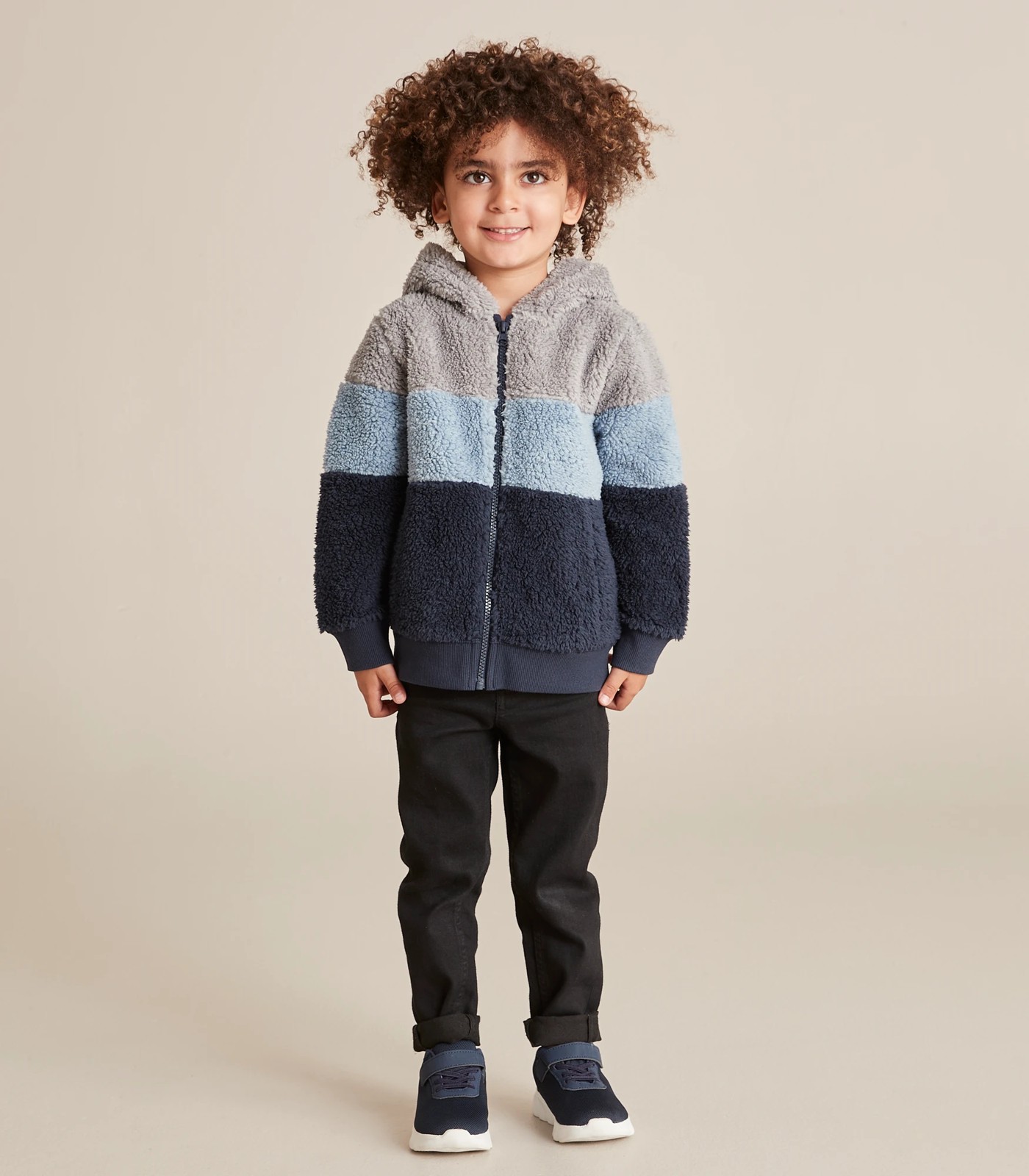 Zip Teddy Fleece Jumper | Target Australia