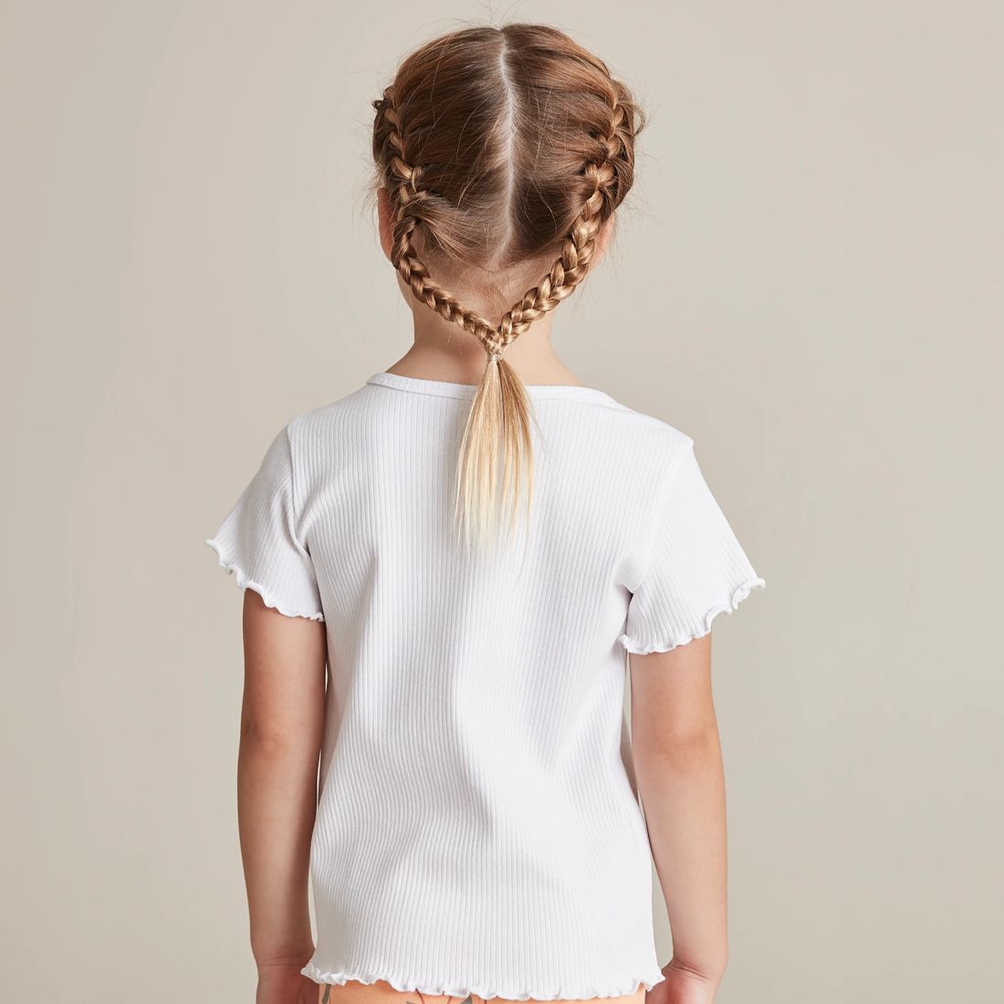 Rib T-shirt - White | Target Australia