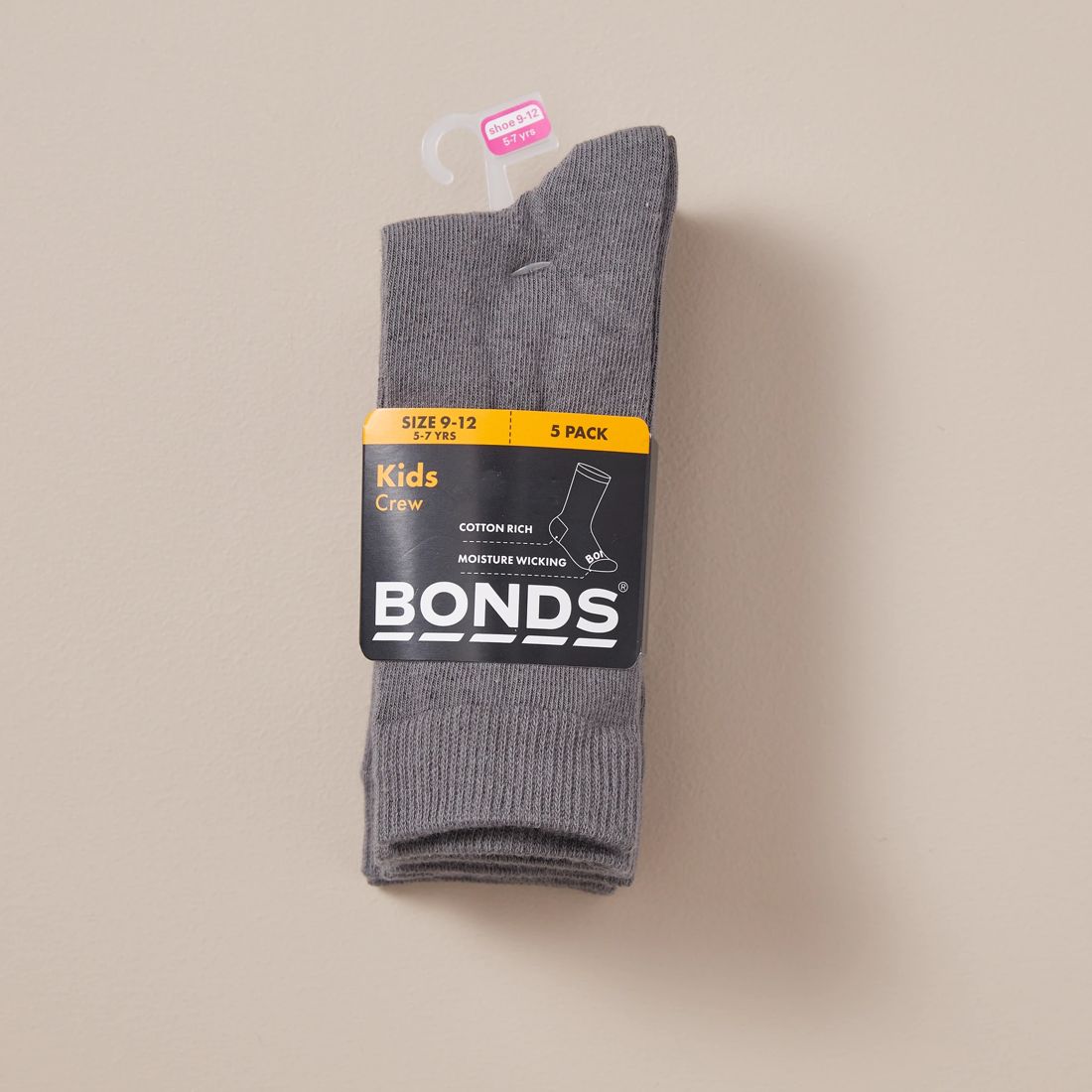 5 Pack Bonds Kids Crew Socks | Target Australia