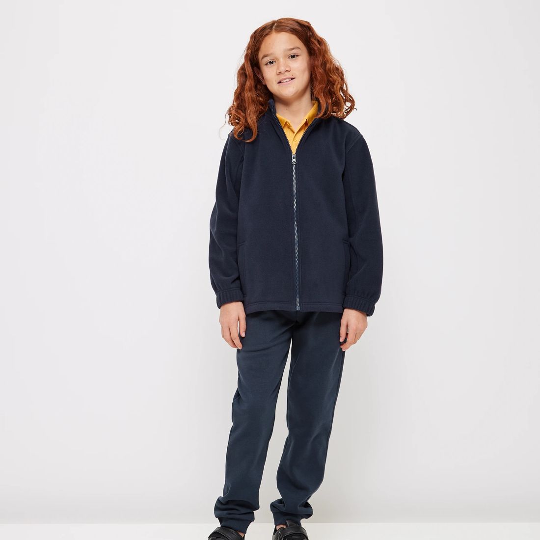 School Polar Fleece Jacket - Navy Blue | Target Australia