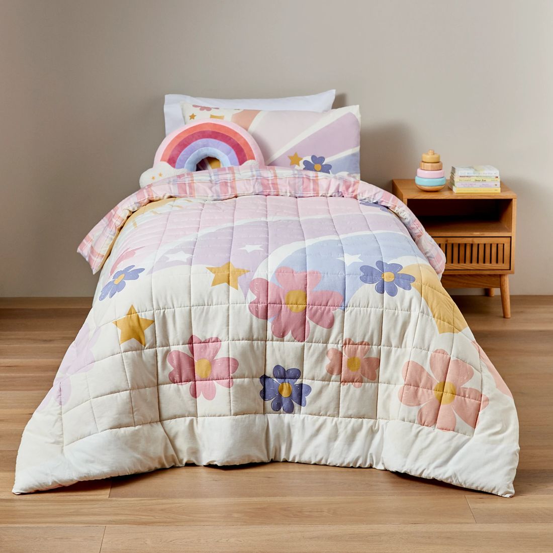 Tori Rainbow Kids' Comforter Set | Target Australia