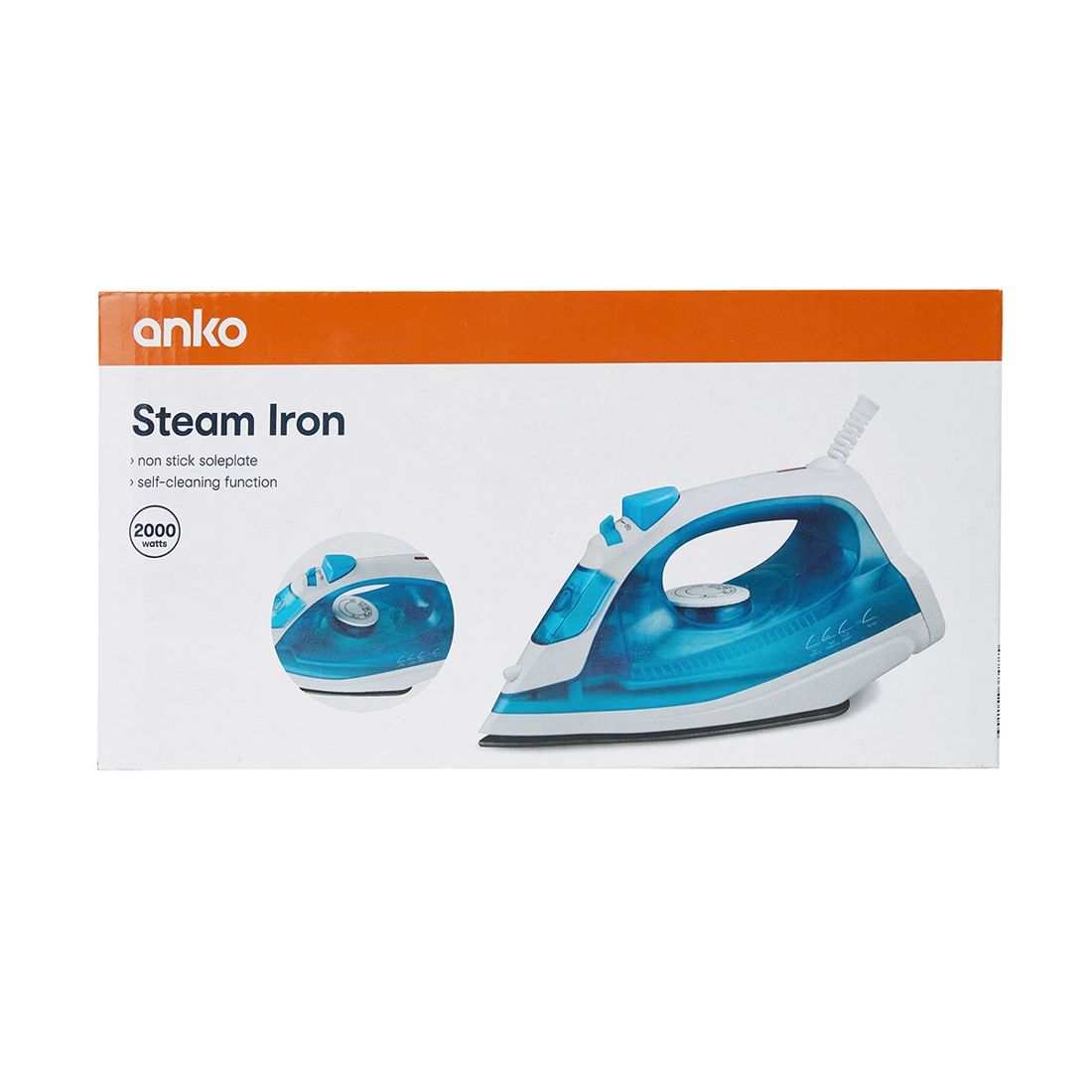 Steam Iron, 2000W - Anko | Target Australia