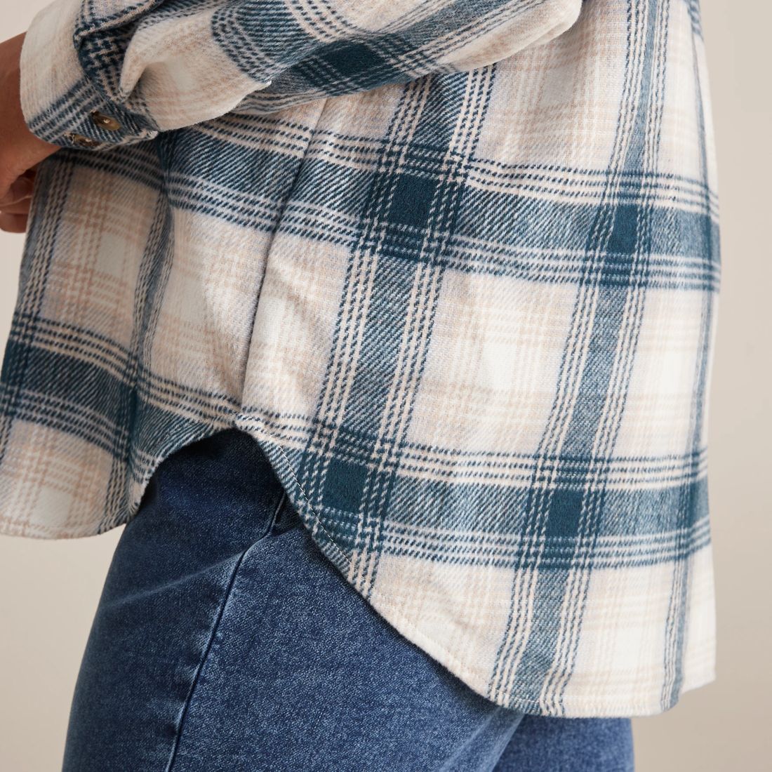 Curve Check Shacket | Target Australia