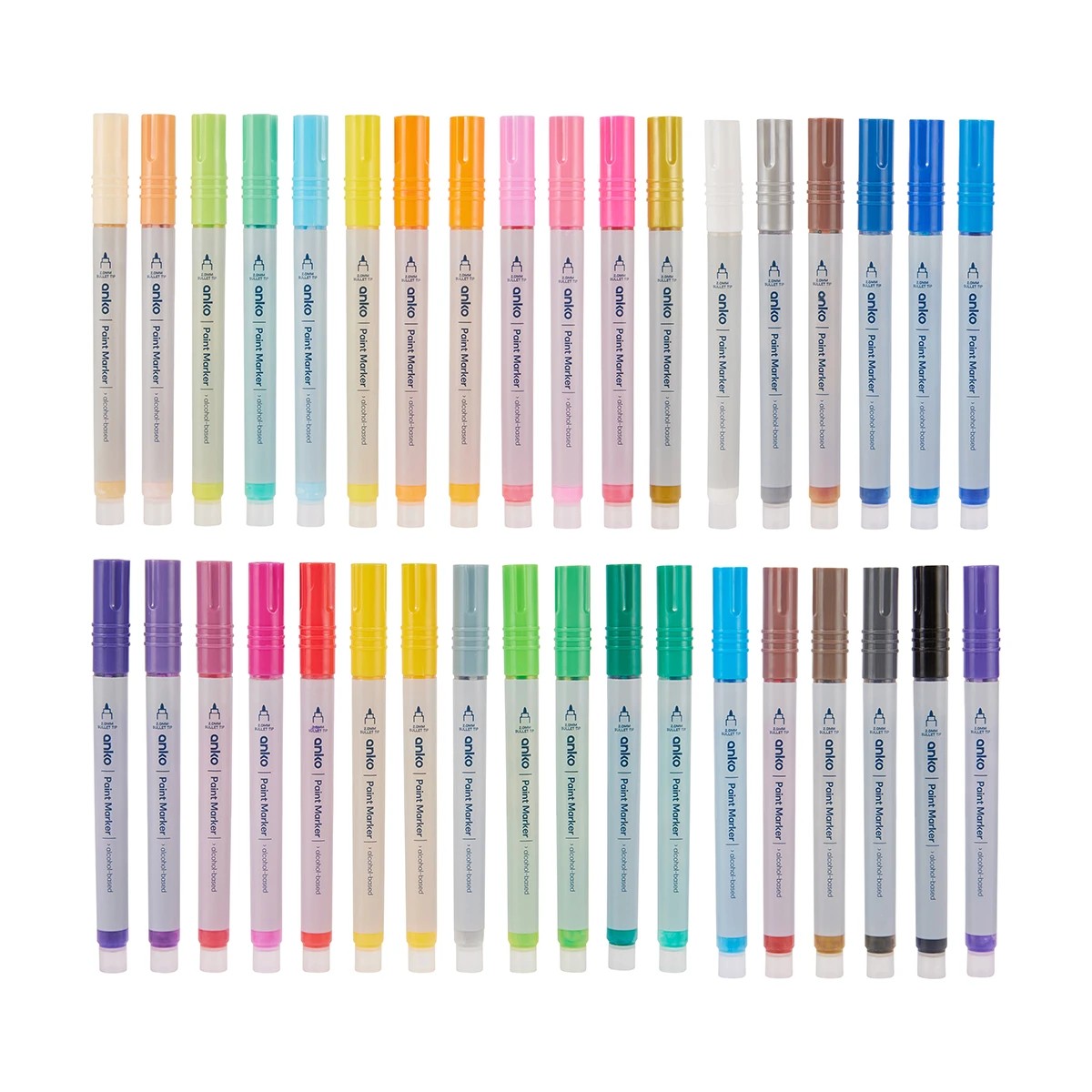 Acrylic Paint Markers, 36 Pack - Anko | Target Australia