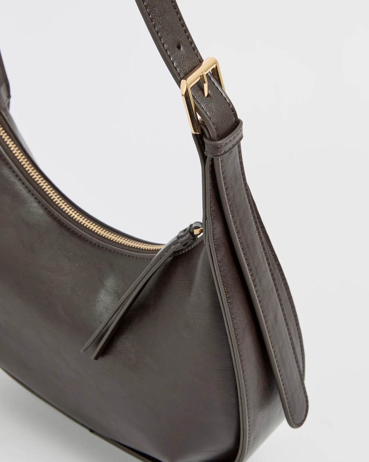 Half Moon Shoulder Bag - Bitter Chocolate | Target Australia