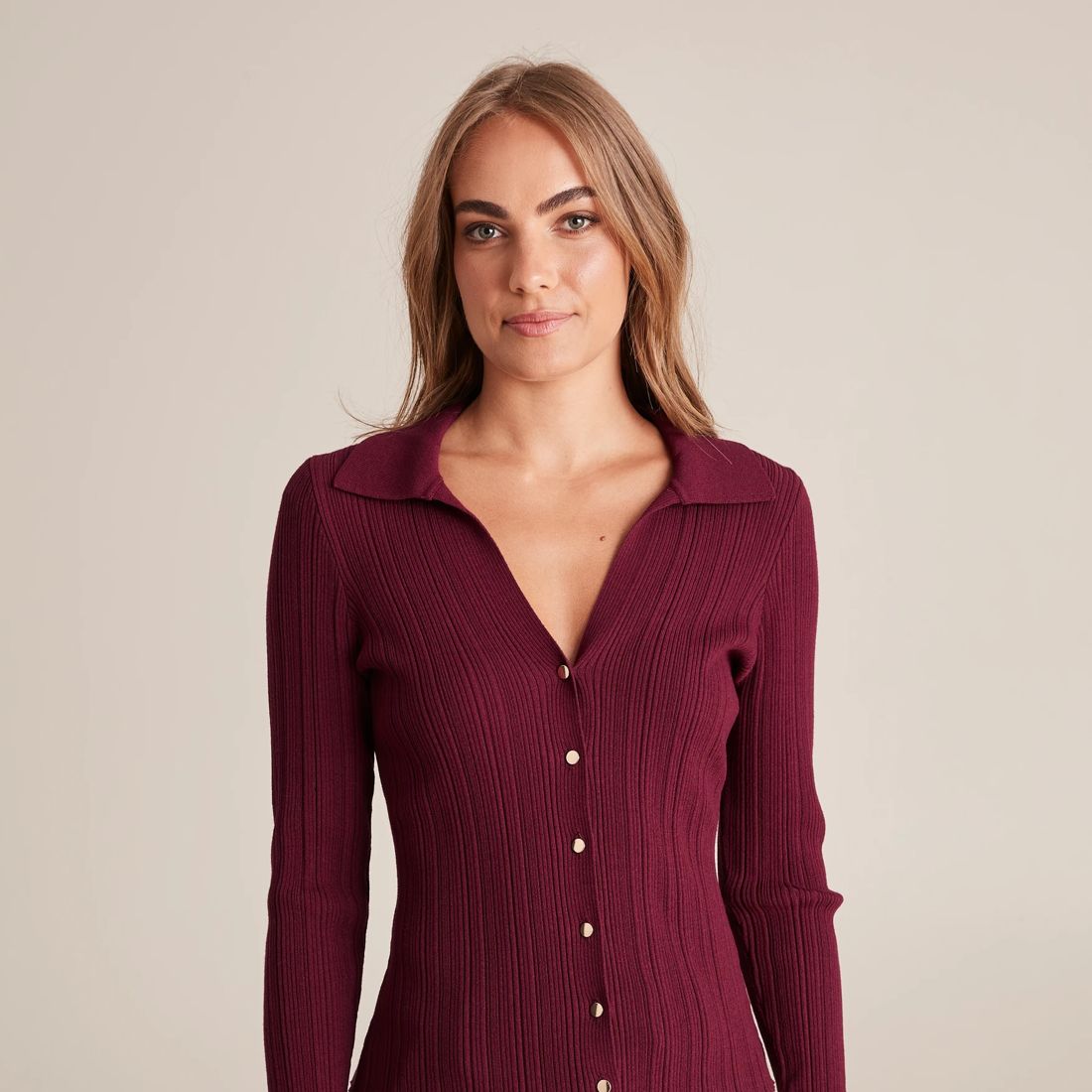 Preview Variegated Rib Cardigan | Target Australia