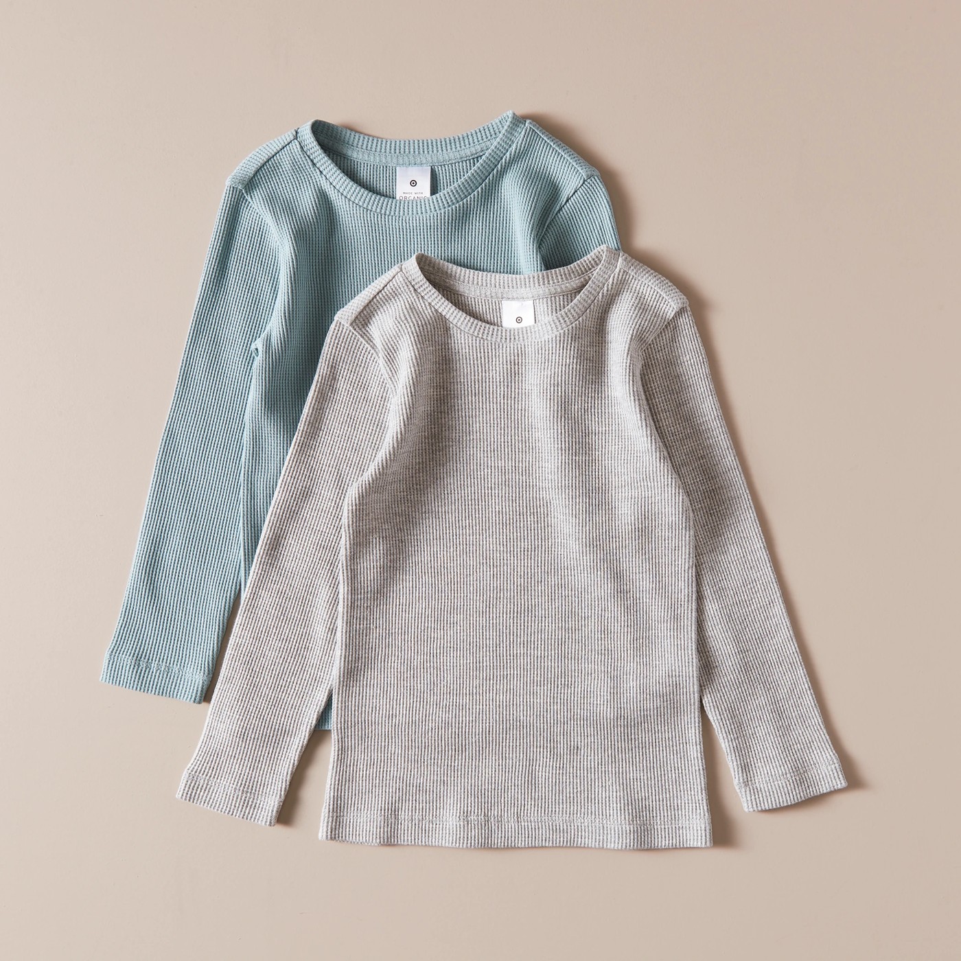 2 Pack Organic Cotton Long Sleeve Thermal Tops | Target Australia