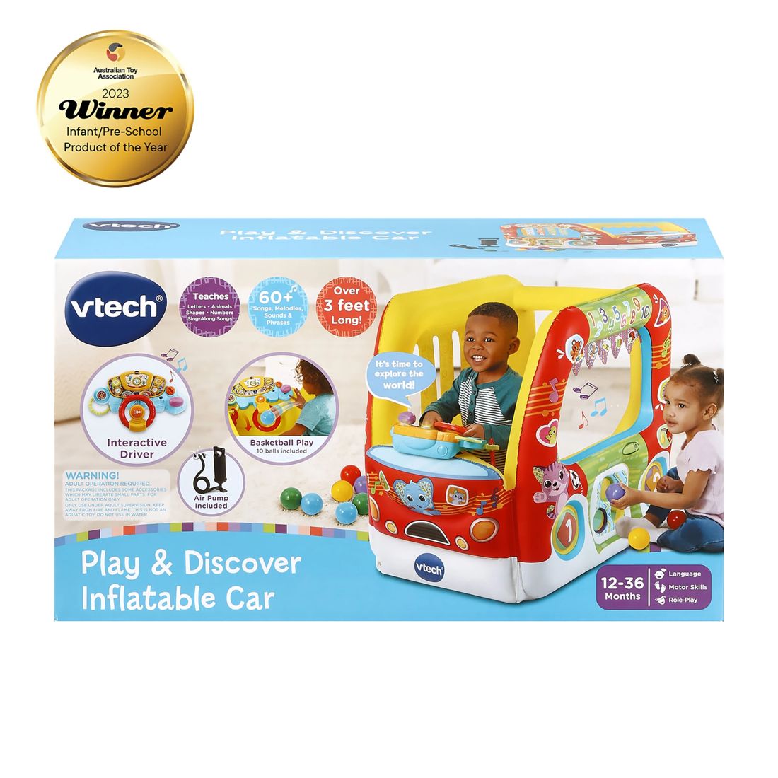 VTech Play & Discover Inflatable Car | Target Australia
