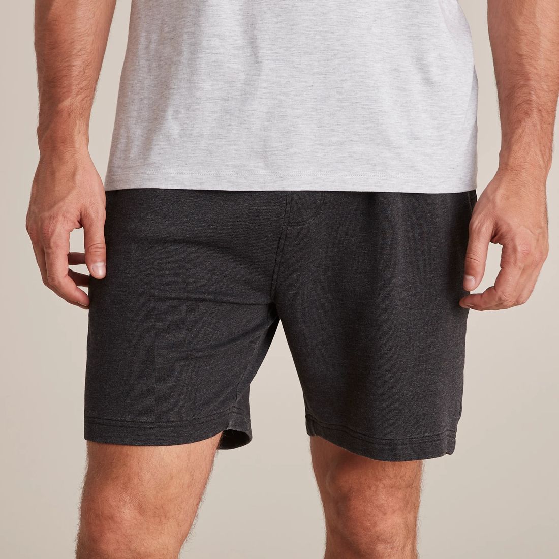 Fleece Garment Dyed Shorts - Washed Black | Target Australia