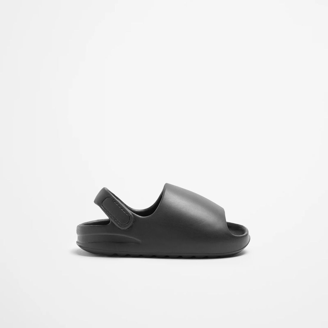 Junior Kids Moulded Slides - Black | Target Australia
