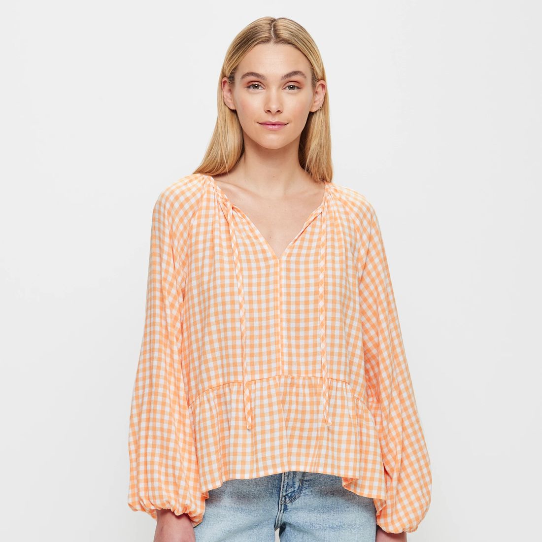 Volume Sleeve Blouse | Target Australia