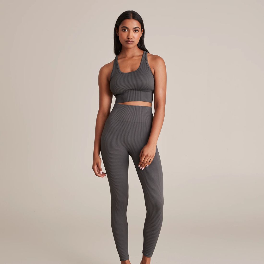 Active Seamfree Ribbed Full Length Tights | Target Australia