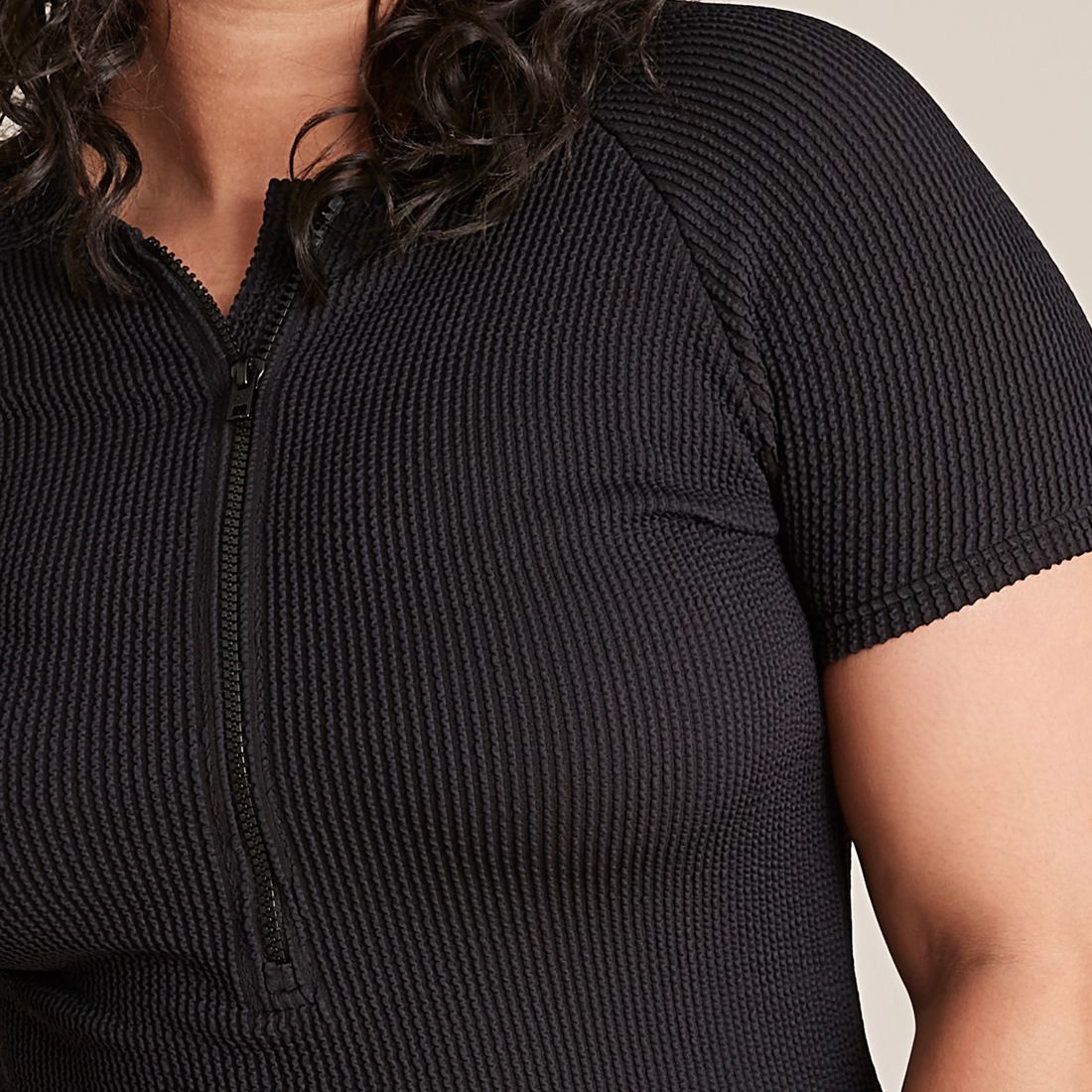 Crinkle Short Sleeve Swim Rash Vest | Target Australia