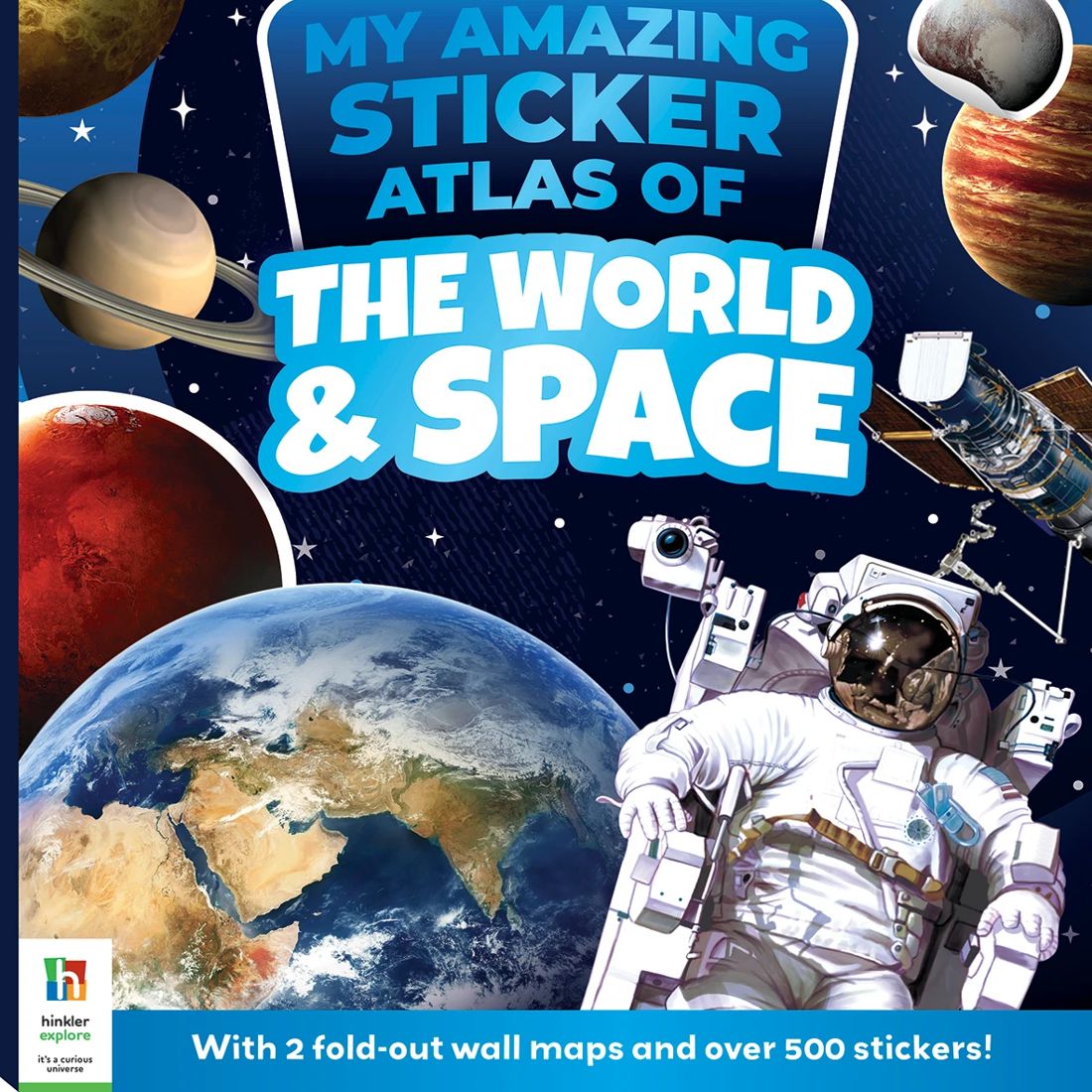 Incredible Sticker Atlas: World And Space | Target Australia