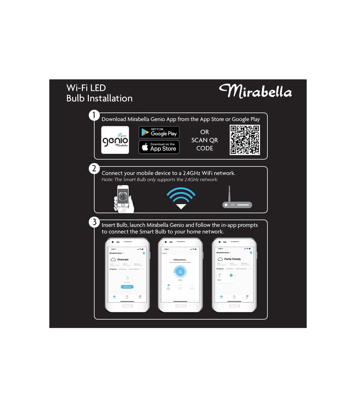 Mirabella Genio Wi-Fi Dimmable 9W LED GLS | Target Australia Mirabella Genio Wi-Fi Dimmable 9W LED GLS | Target Australia