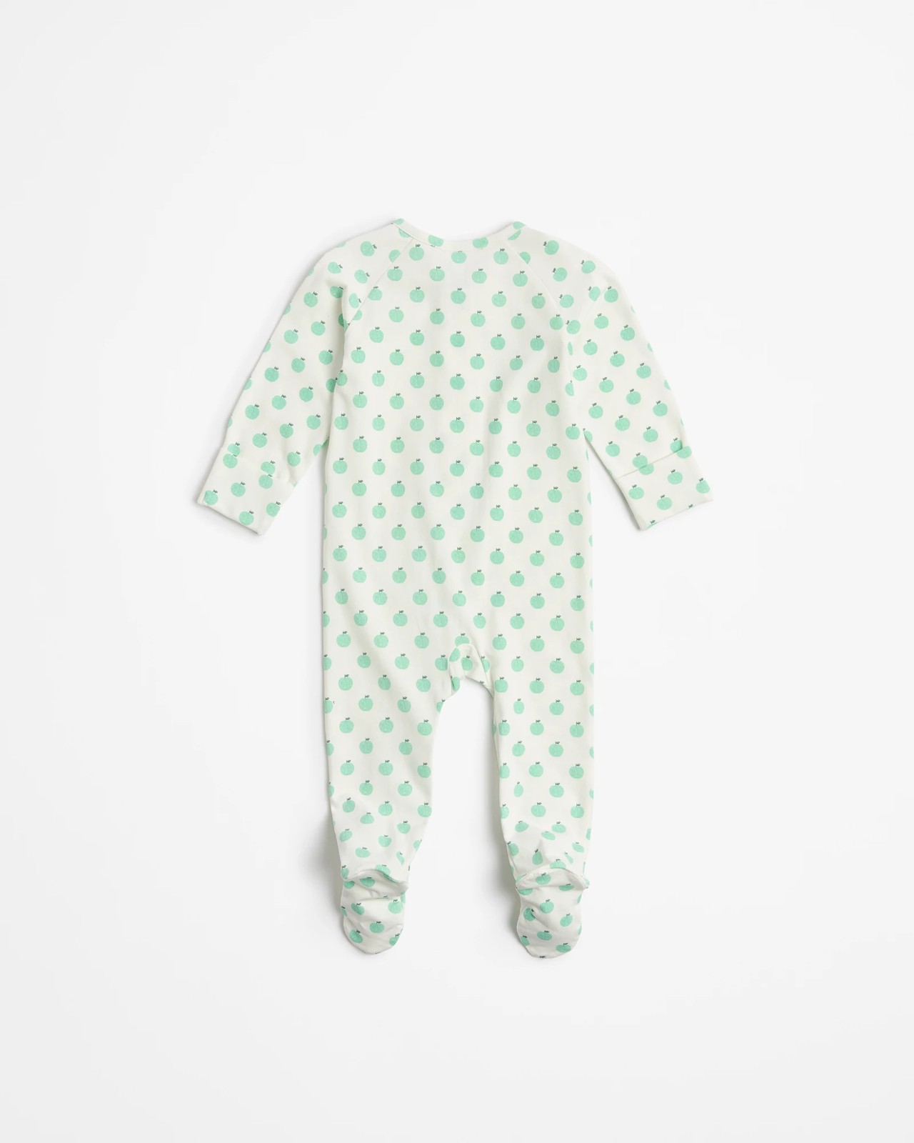 Baby Organic Cotton Print Zip Coverall - Pears | Target Australia