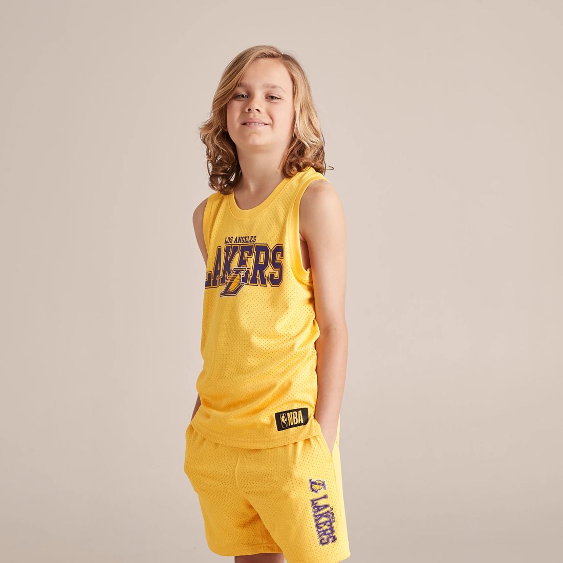 NBA Active Mesh Tank - LA Lakers | Target Australia