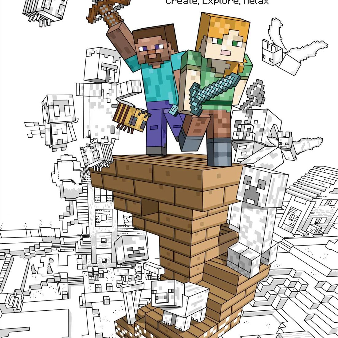 Official Minecraft Colouring Book - Insight Editions | Target Australia