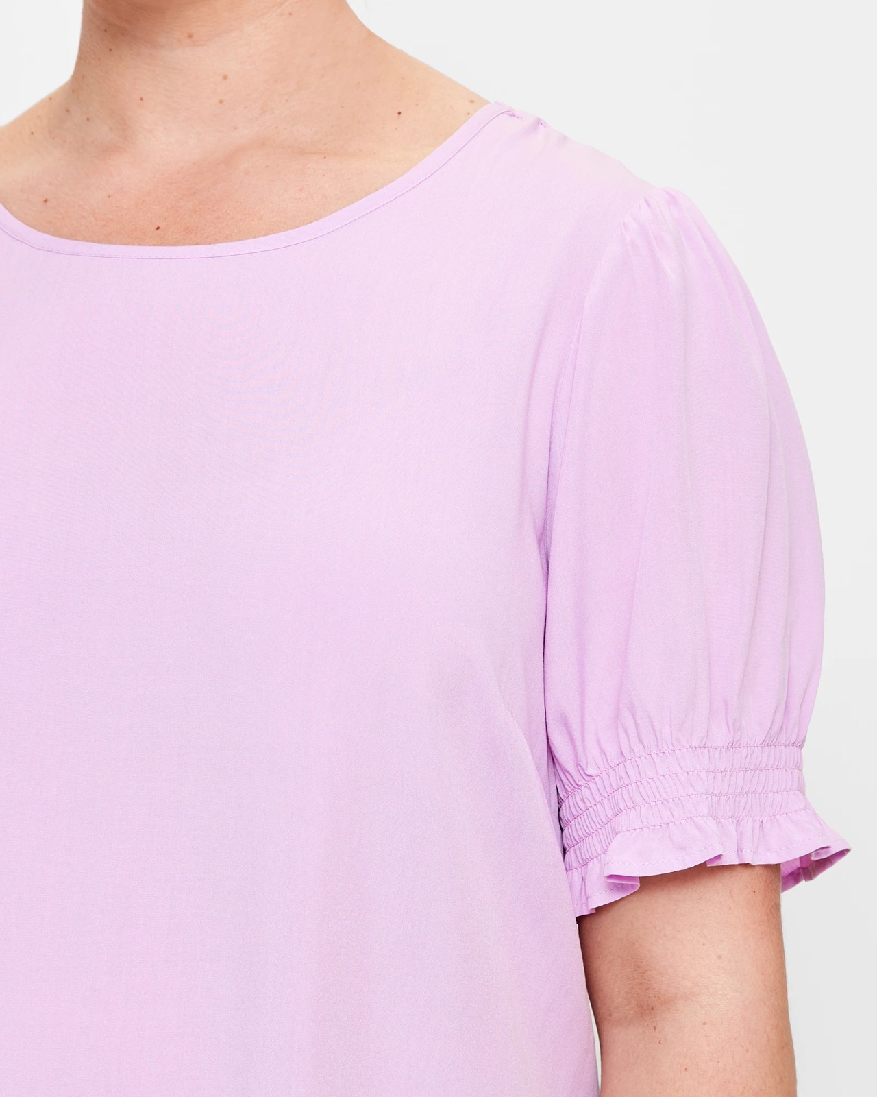 Plus Size Shirred Cuff Top | Target Australia