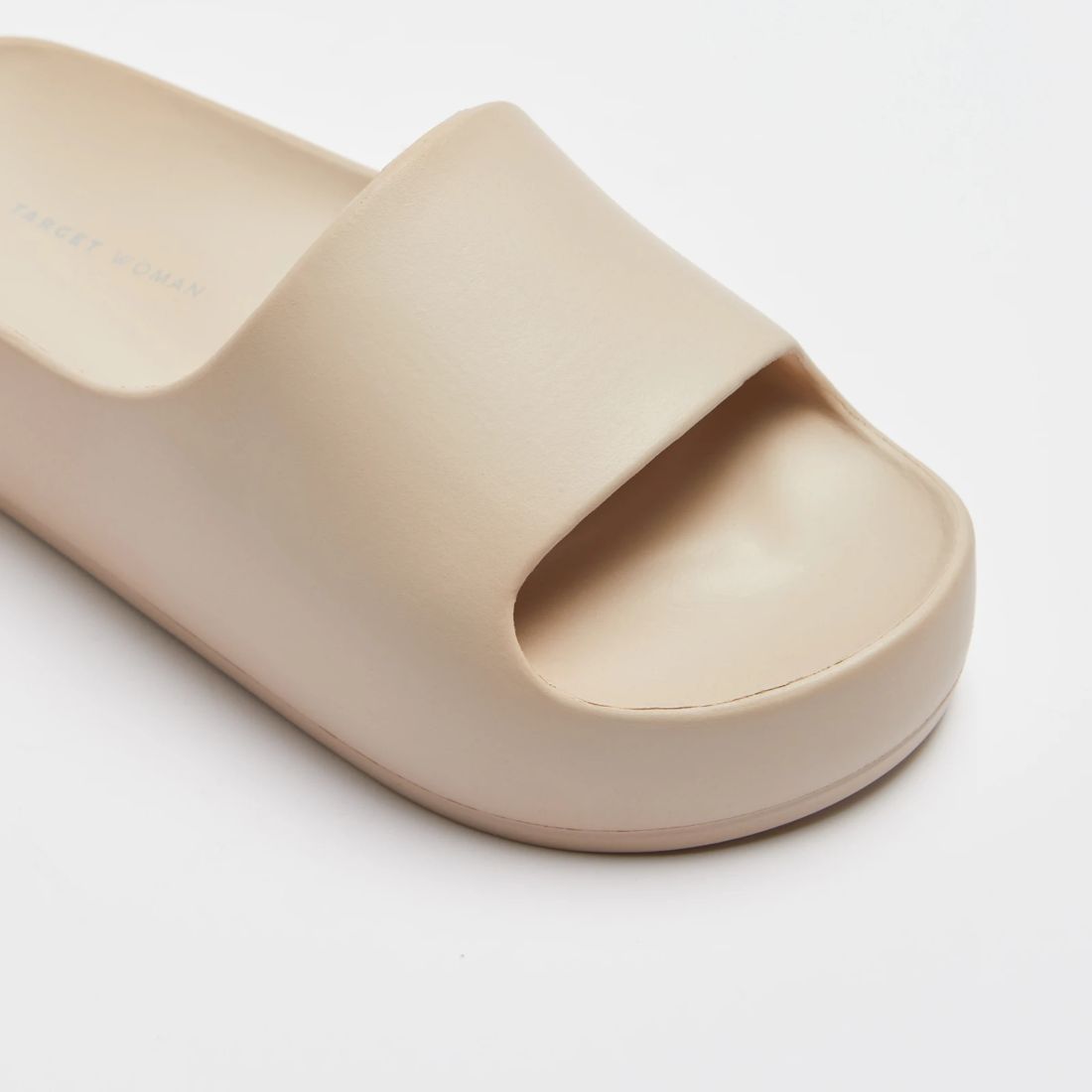 Womens Chunky Platform Moulded Slide - Milly - Cream | Target Australia
