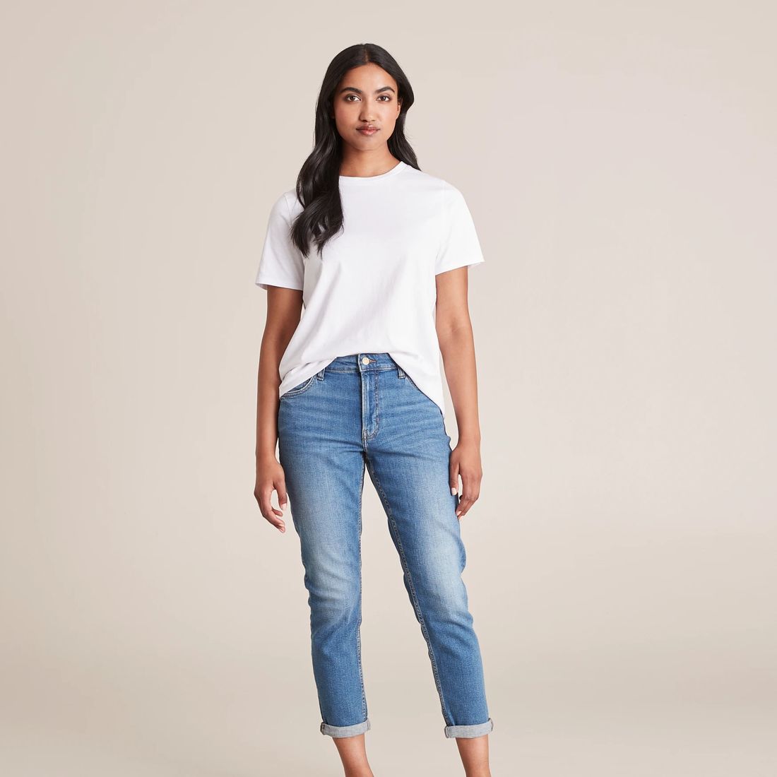 Tash Mid Rise Ankle Length Girlfriend Jeans | Target Australia